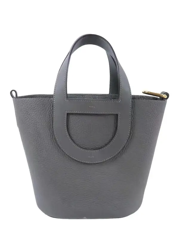 Hermès 2023 18 In The Loop Leather Tote Bag - Grey