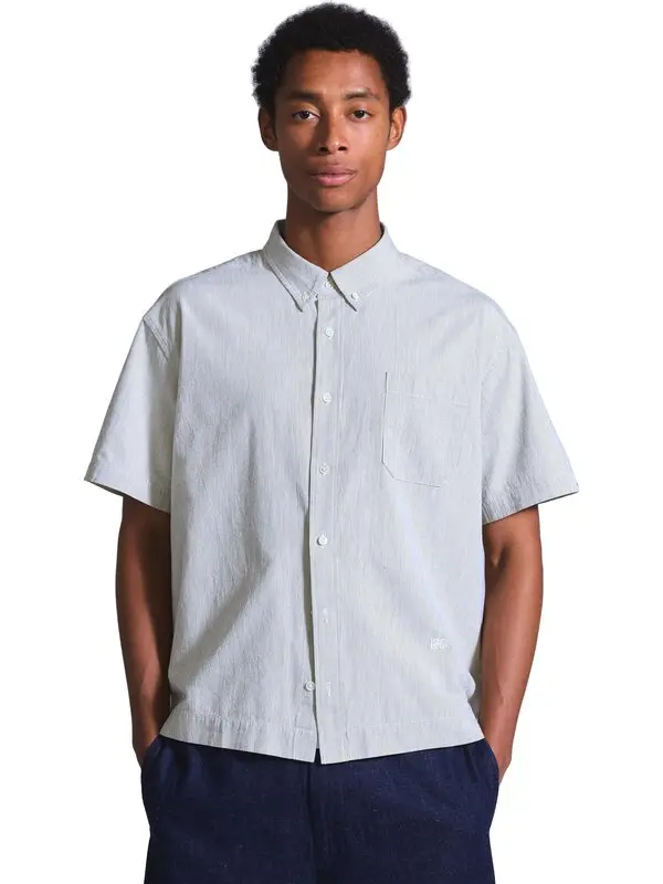 LEVI'S Boxy Short-sleeve Shirt - Stripe N And A