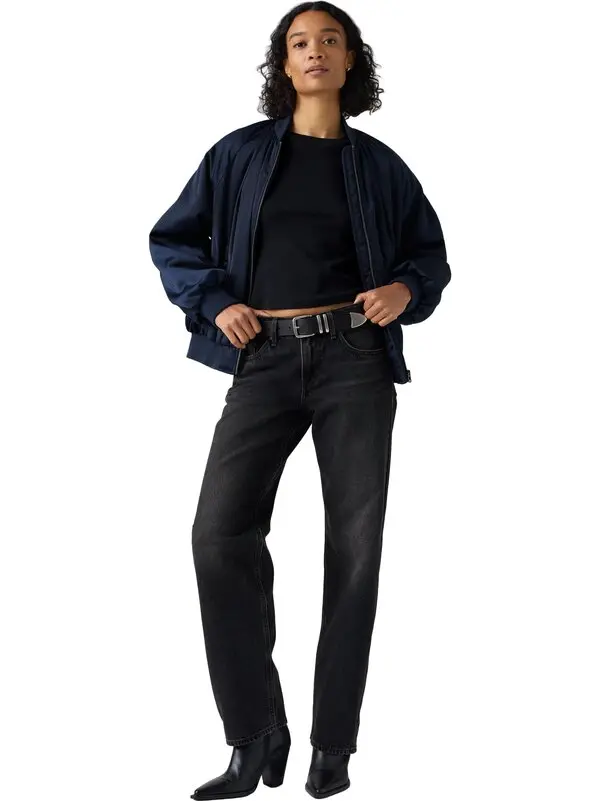 LEVI'S Low Straight Jeans - Tech Storm