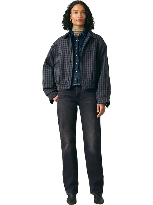 LEVI'S Low Straight Jeans - Tech Storm