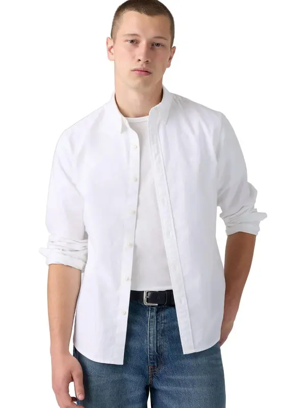 LEVI'S Battery Housemark Standard Shirt - Bright White