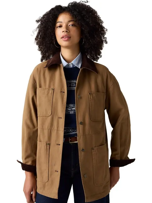 LEVI'S 4-pocket Chore Coat - Brown