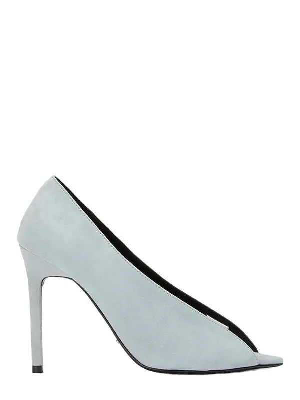 TONY BIANCO Matrix Suede Stiletto Heels - Sky Suede