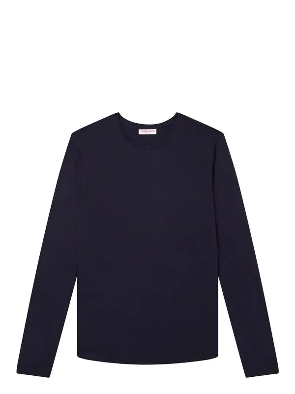 Orlebar Brown Ob-t Wool-jersey T-shirt - Blue