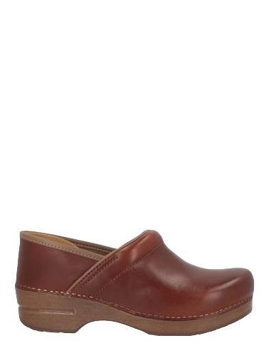Dansko Leather Mules & Clogs - Brown