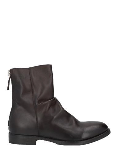 Moma Dark Calfskin Ankle Boots - Brown