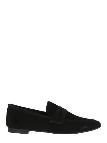 DIVINE FOLLIE Loafers In Suede - Black