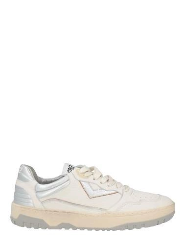 4B12 Leather Low-top Sneakers - White