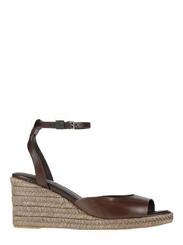 Brunello Cucinelli Espadrilles Size Leather - Brown