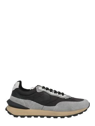 VOILE BLANCHE Leather And Textile Low-top Sneakers - Grey