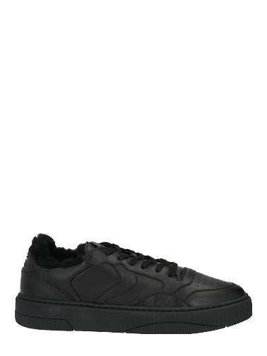 VOILE BLANCHE Calfskin Sneakers With Shearling Lining - Black