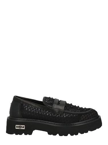 CULT Loafers Size Leather, Textile Fibers - Black