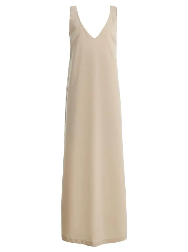 HOUSE OF DAGMAR V-neck Maxi Dress - Ivory