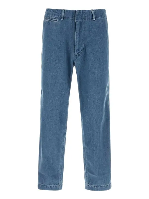 Nanamica Wide-leg Jeans - Light Indigo