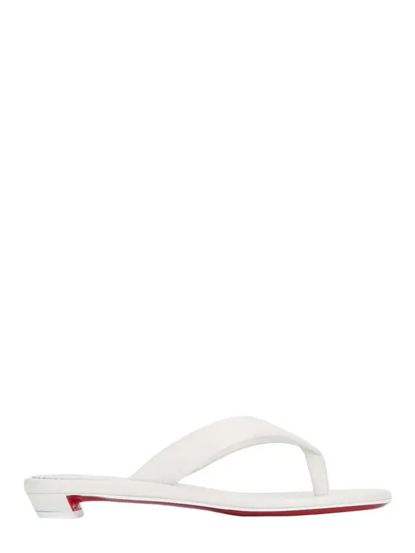CHRISTIAN LOUBOUTIN Miss Z Flip-flops - White