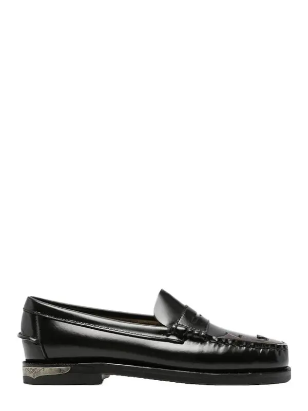 SEBAGO Round Toe Loafers - Black