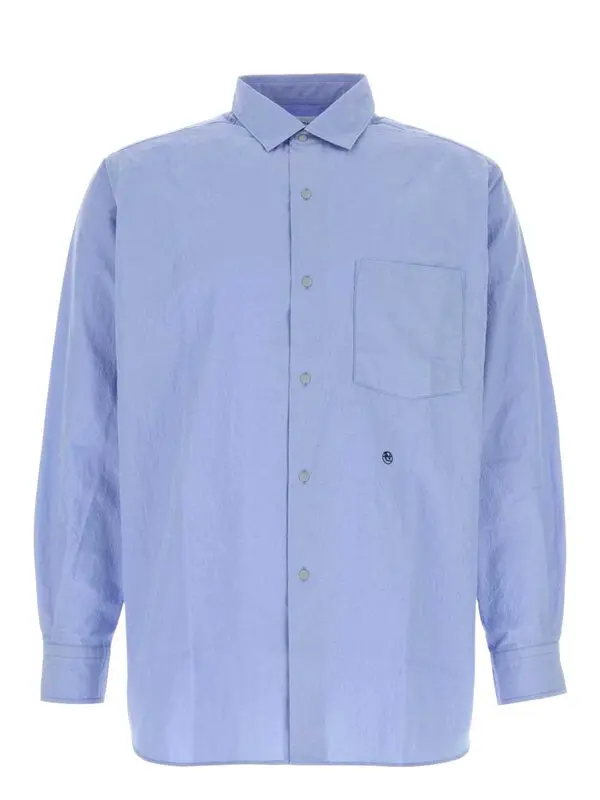 Nanamica Regular Collar Shirt - Light Blue