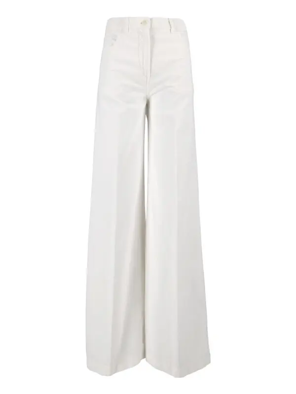 Aspesi Wide-leg High-waisted Trousers - No