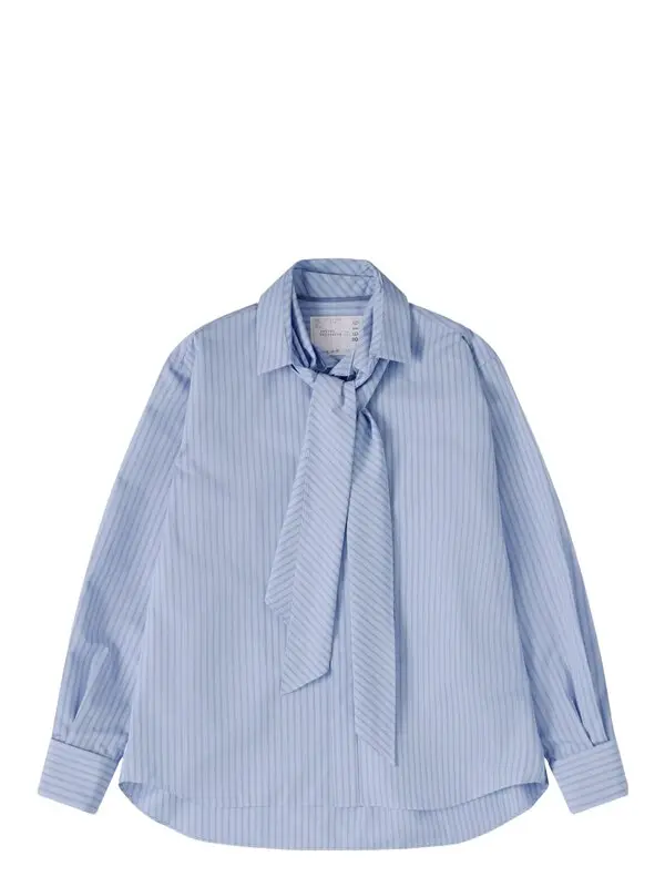 Sacai Poplin Shirt - Blue