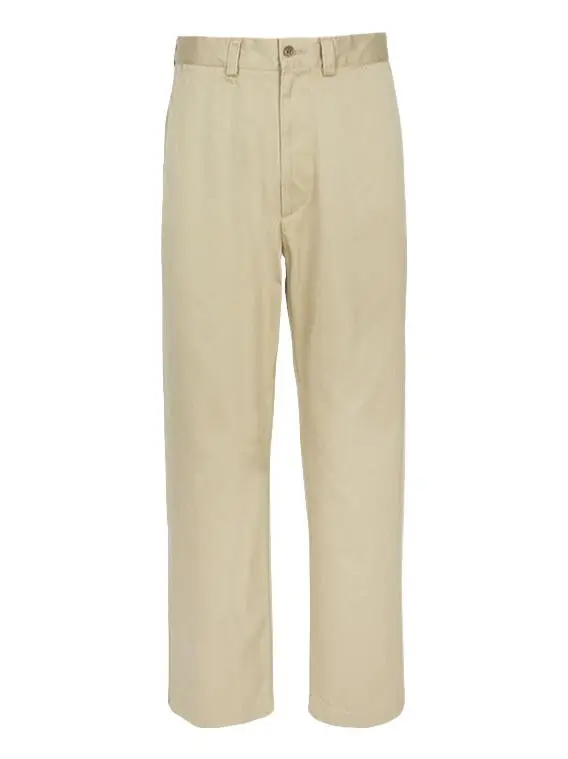 Nanamica Wide-leg Chino Trousers - Khaki
