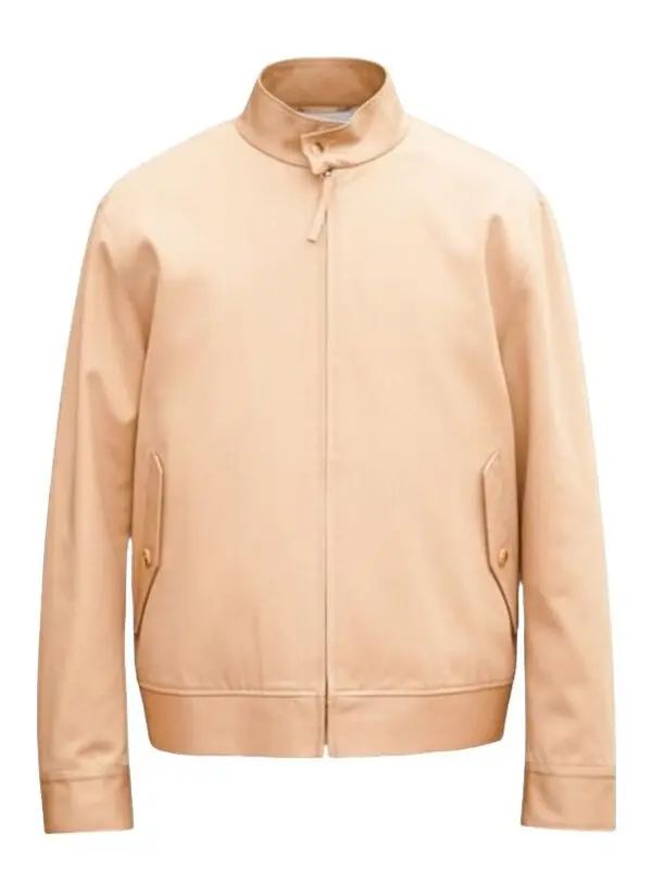 Gabriela Hearst Long Sleeve Zip Up Jacket - Light Brown