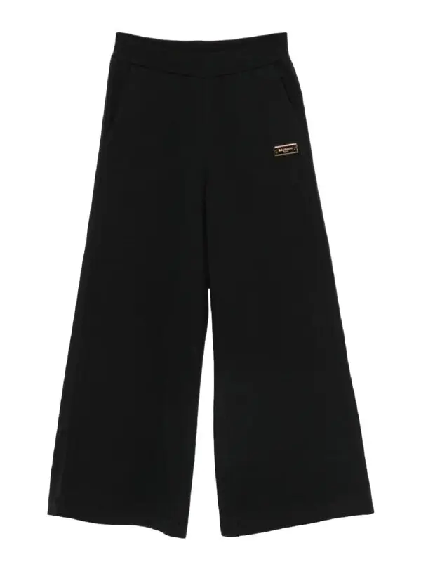 Balmain Logo Plaque Trousers - No