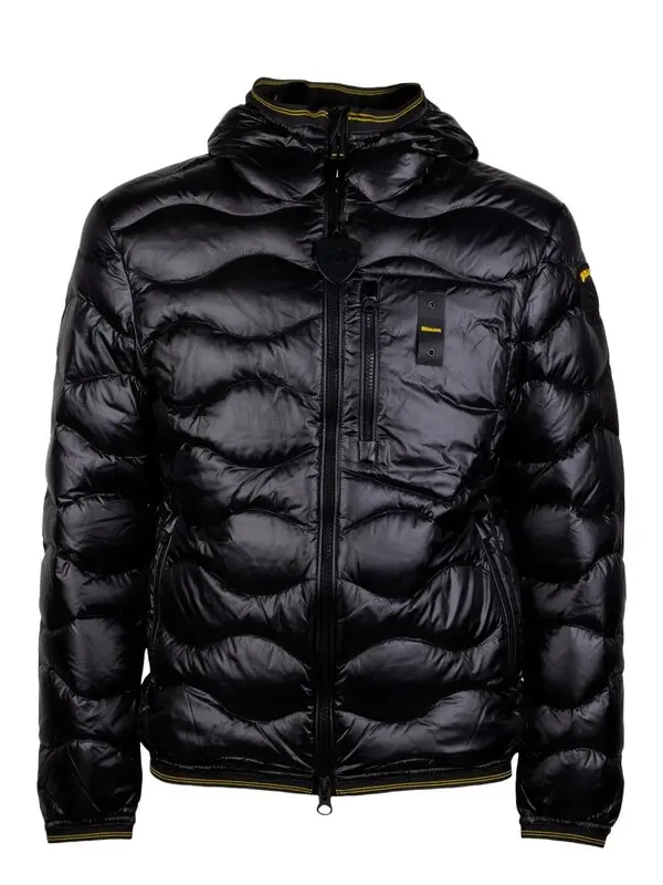 BLAUER. Quilted Down Jacket - Black