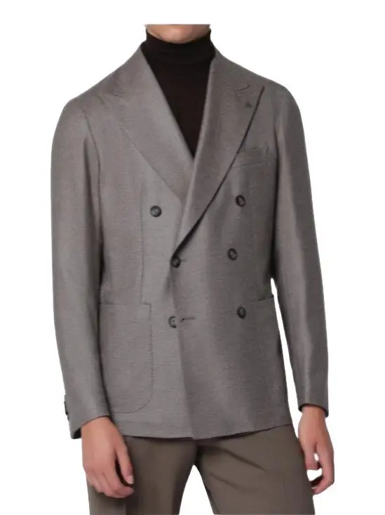 Tagliatore Double-breasted Tailored Blazer - Grey