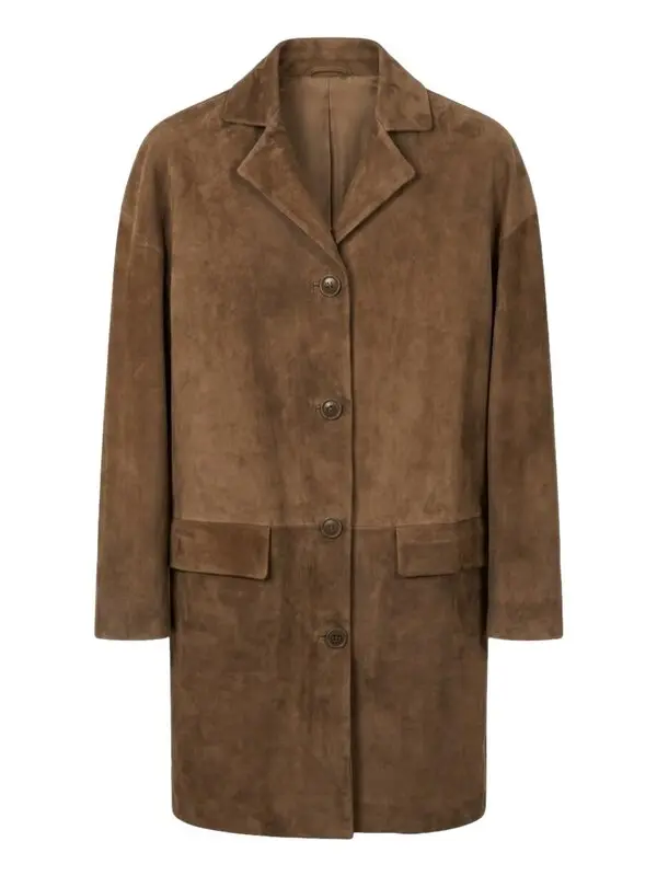 SALVATORE SANTORO Single-breasted Tailored Coat - Green