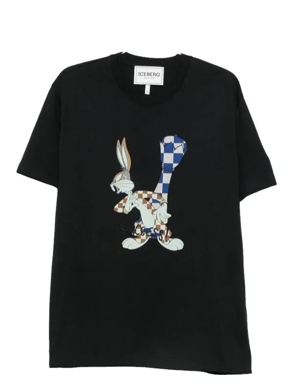 Iceberg Bugs Bunny Oversized T-shirt - Black