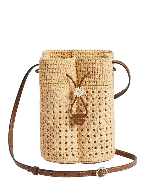 Dior Dioriviera Petit Trèfle Mini Bucket Bag - Nude