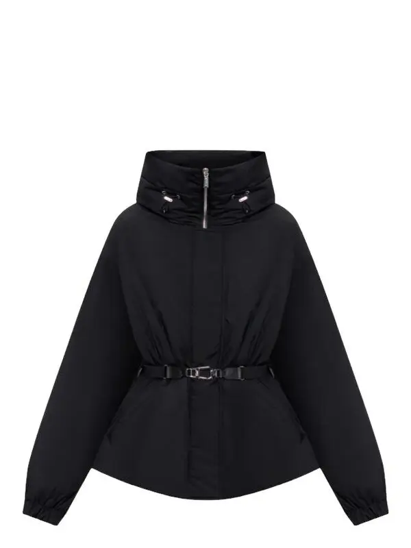 MOORER Glarea Belted Hooded Down Jacket - Black