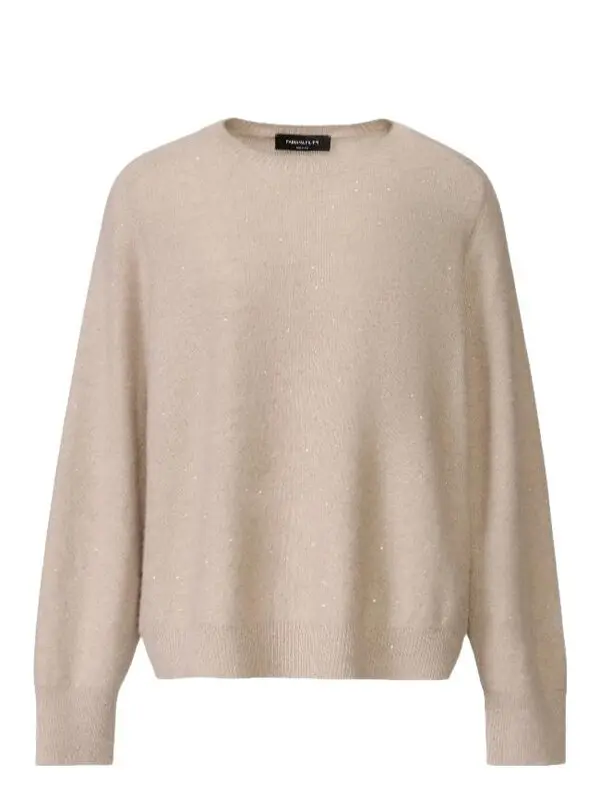 Fabiana Filippi Sequined Wool And Silk Cropped Sweater - Cacha