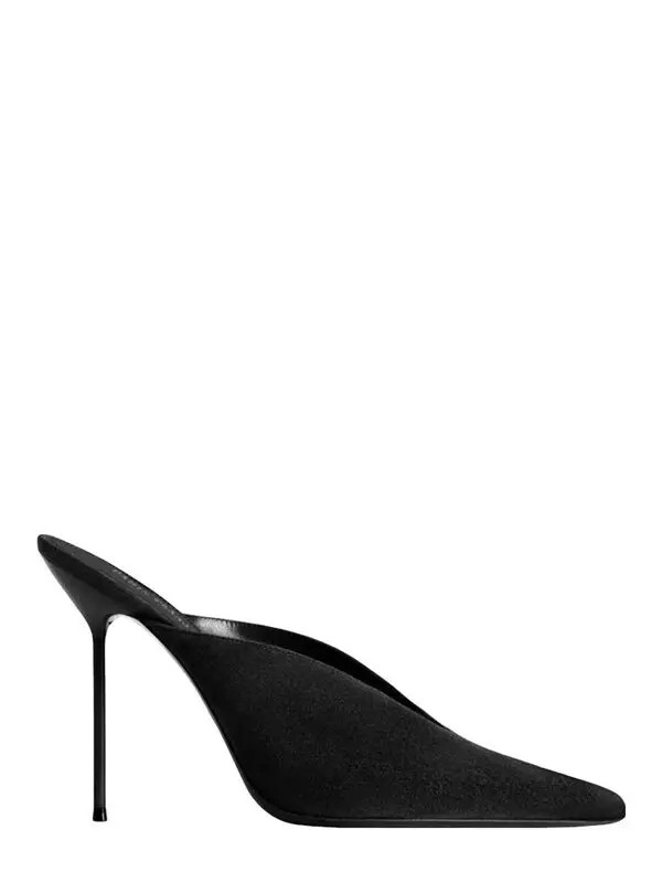 Paris Texas Lidia Pointed-toe Heeled Mules - Black
