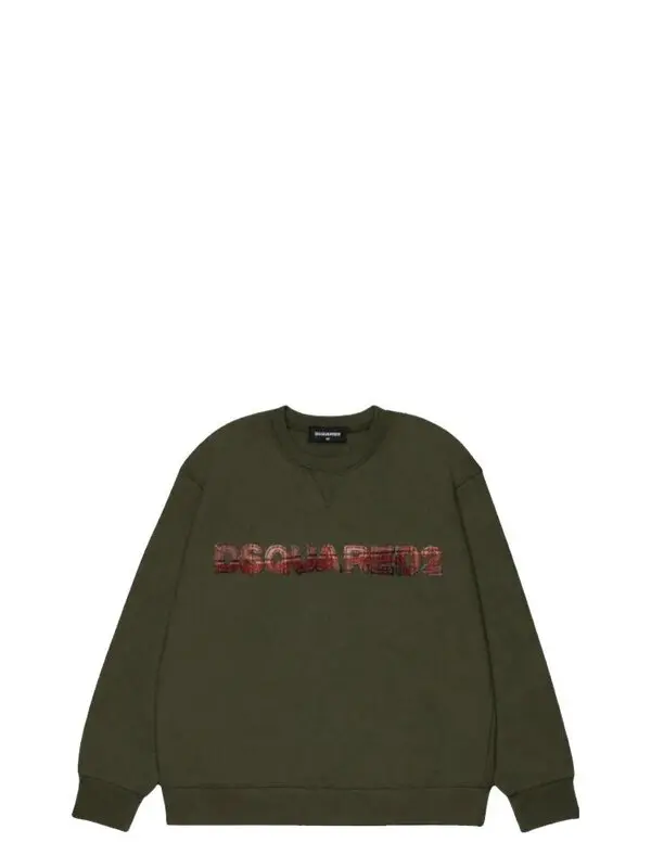 Dsquared2 Logo Patch Crew Neck Sweater - No