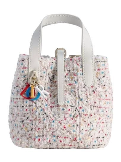 Dior Vertical Nano Tote Bag - Multi-color