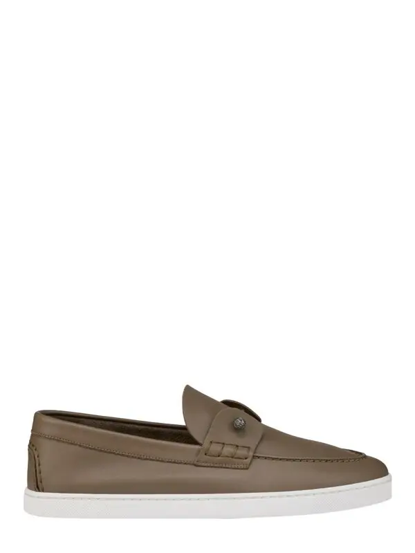 CHRISTIAN LOUBOUTIN Chambeliboat Yacht Loafers - Grey