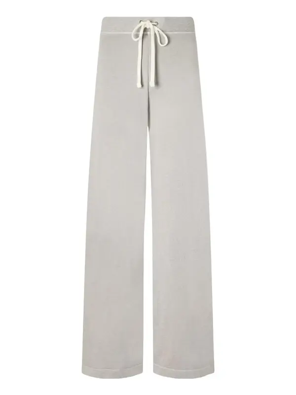 JAMES PERSE Cotton-terry Wide-leg Track Pants - No
