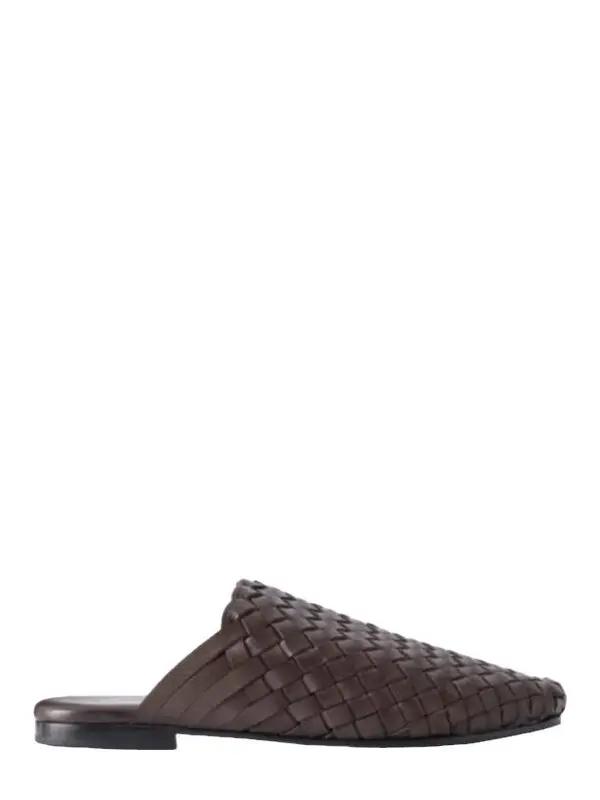ST. AGNI Bunto Woven Mules - Black