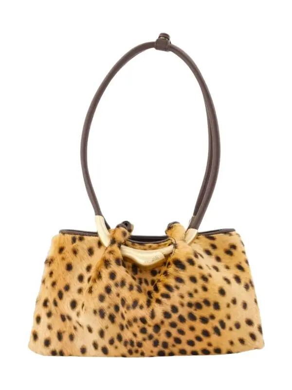 Cult Gaia Asa Pattern Shoulder Bag - Brown