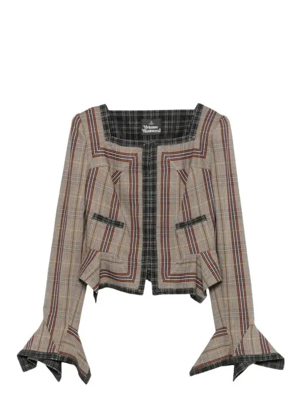 VIVIENNE WESTWOOD Square Neck Jacket - Grey