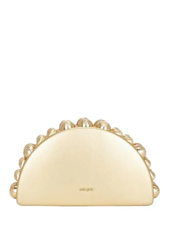 Cult Gaia Logo Clutch - Brass