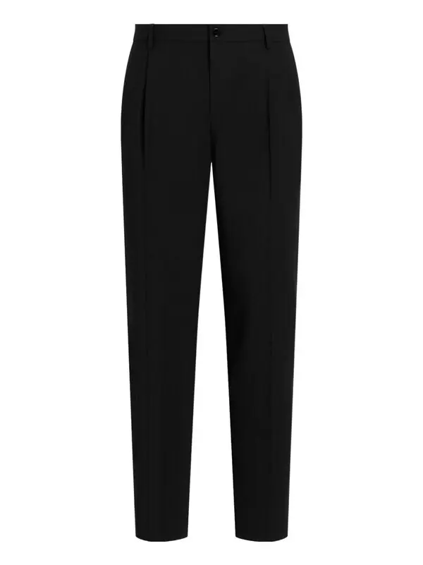 Dolce & Gabbana Tailored Pleated Trousers - Black