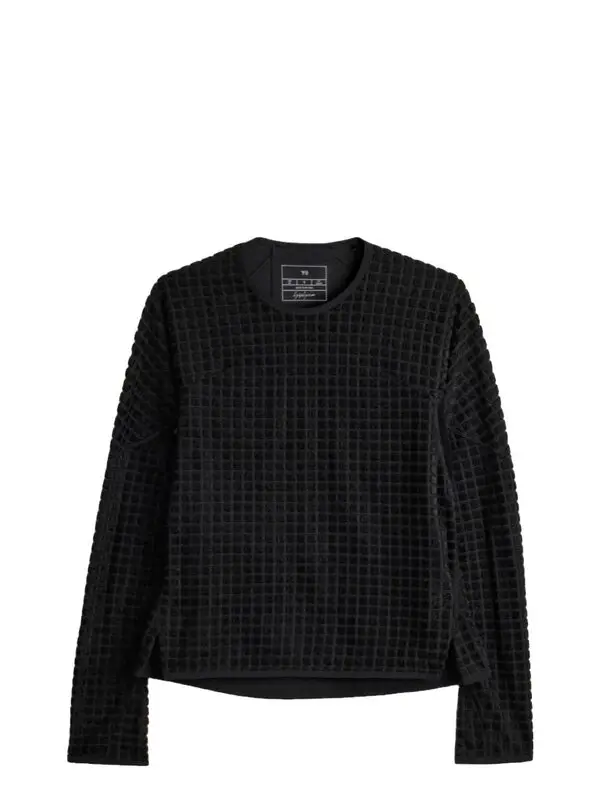 Y3 Long Sleeve Knitted Running Top - Black