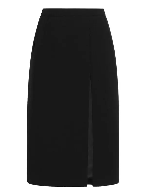 Dolce & Gabbana Double Wool Skirt - Black