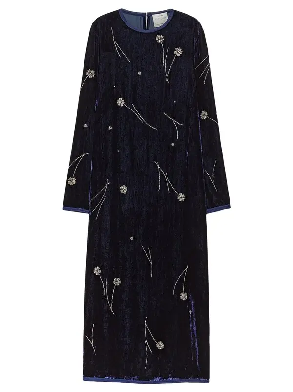 FORTE_FORTE Velvet Midi Dress - No