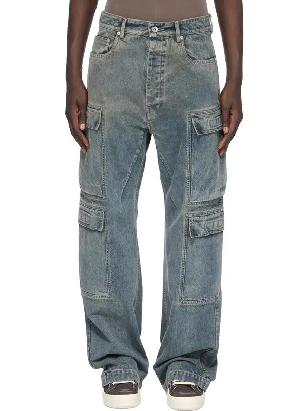 Rick Owens Cargo Jeans - Gray