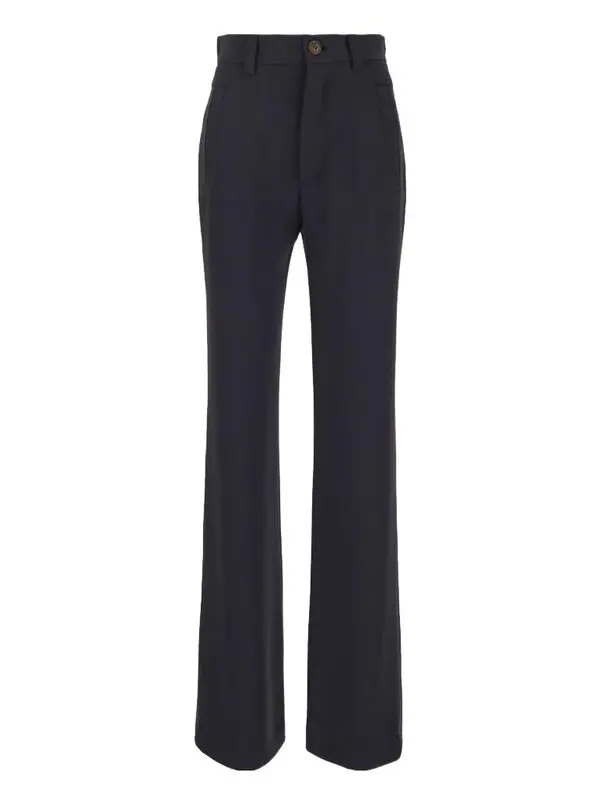 VIVIENNE WESTWOOD Straight Leg Tailored Trousers - Black