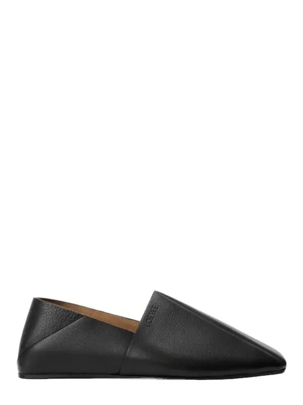 Loewe Square-toe Slip-on Flats - Black
