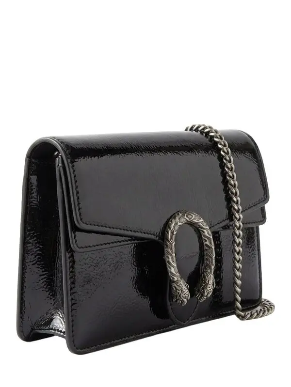 Gucci Dionysus Super Mini Shoulder Bag - Black